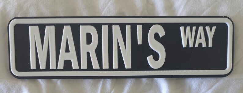 Street Signs - Custom Made 3D Printed - Etsy