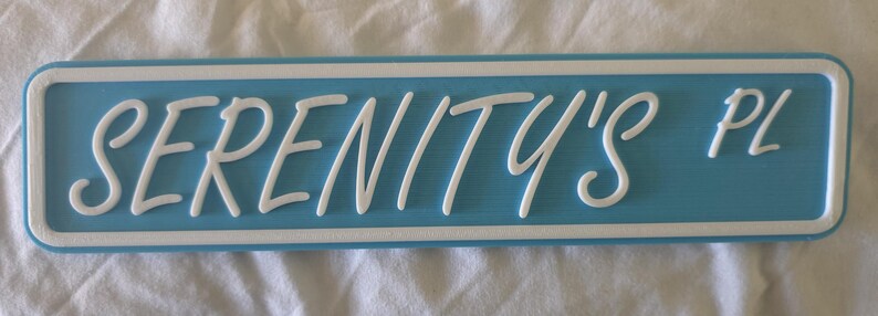Street Signs - Custom Made 3D Printed - Etsy