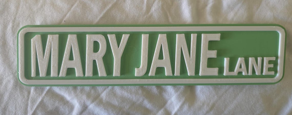 Street Signs - Custom Made 3D Printed - Etsy