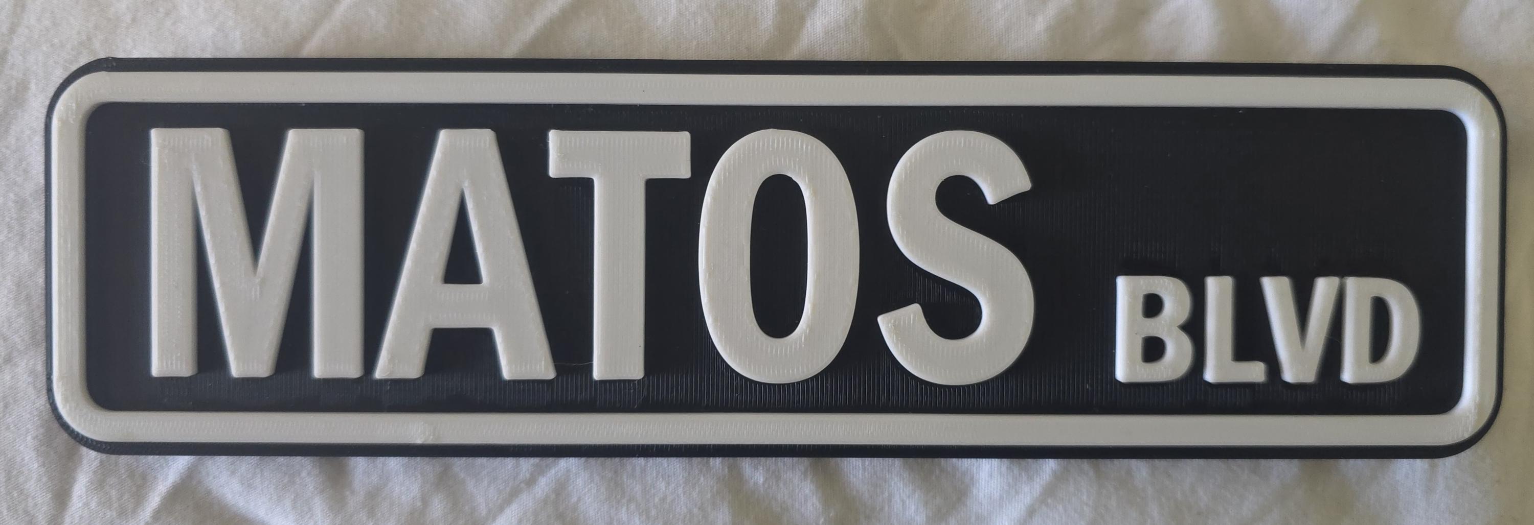 Street Signs - Custom Made 3D Printed - Etsy