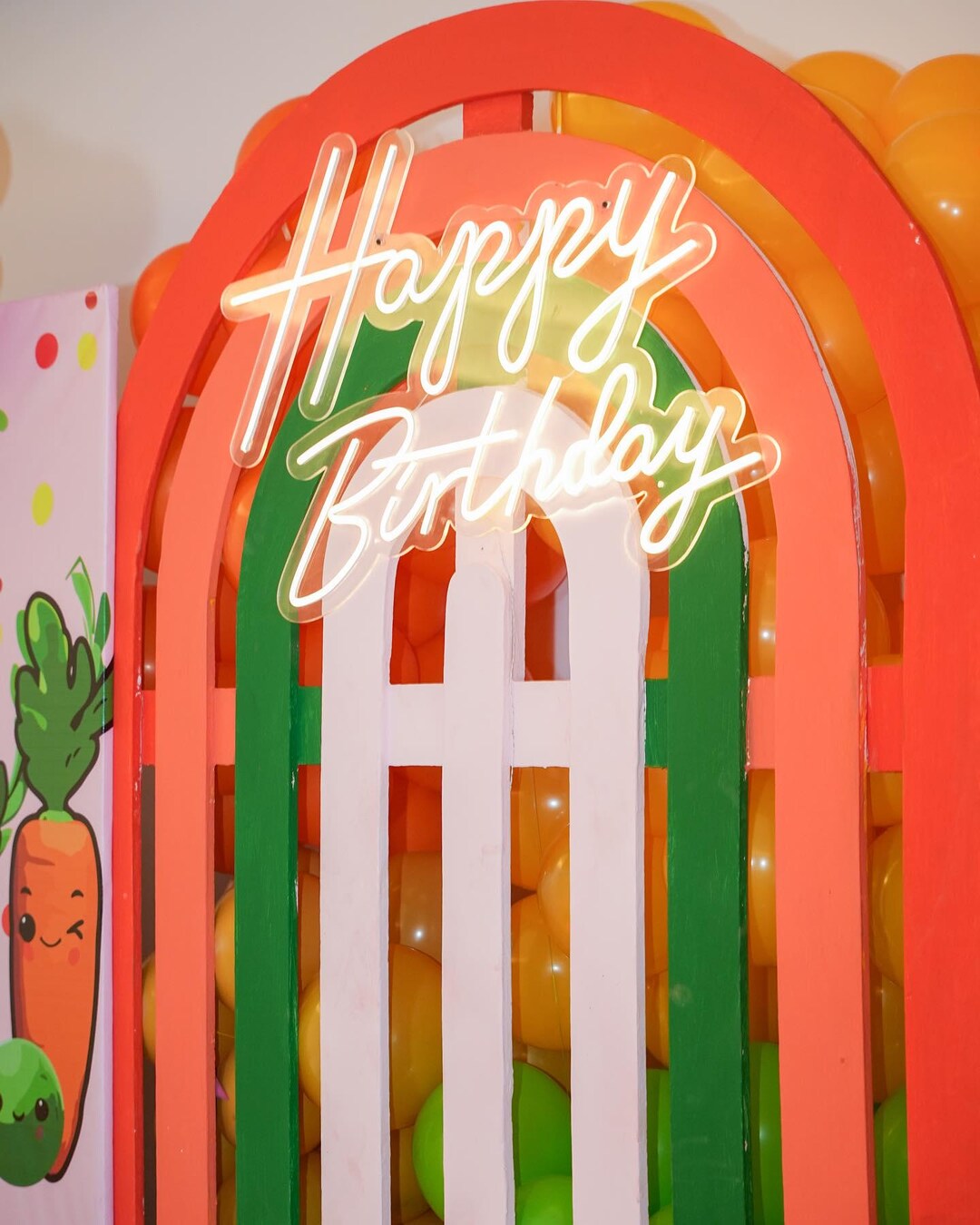 Happy Birthday Sign, Kids Birthday Sign, Name Neon Sign, LED Saying ...
