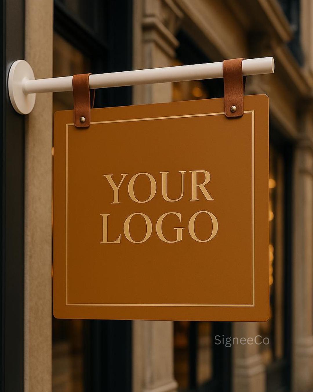 Customizable Double-sided Metal Blade Sign: Shop & Business Signage - Etsy
