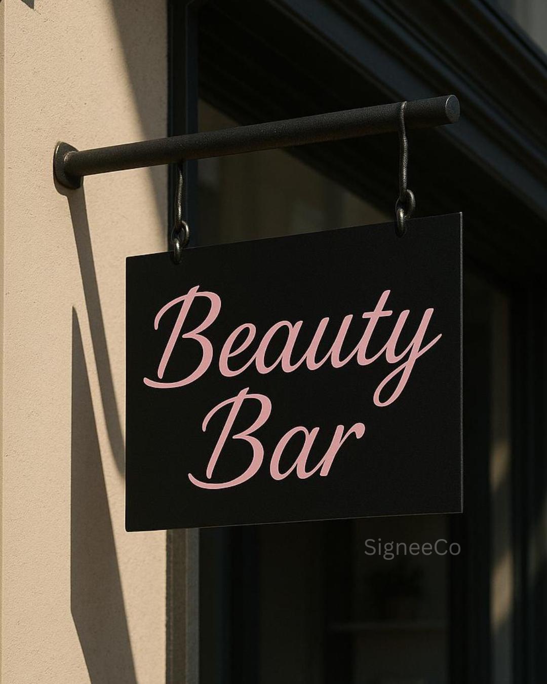 Customizable Double-sided Metal Blade Sign: Outdoor Shop Logo - Etsy