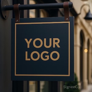 Custom Blade Sign for Shops & Businesses, Double-sided Metal Sign, Wall ...
