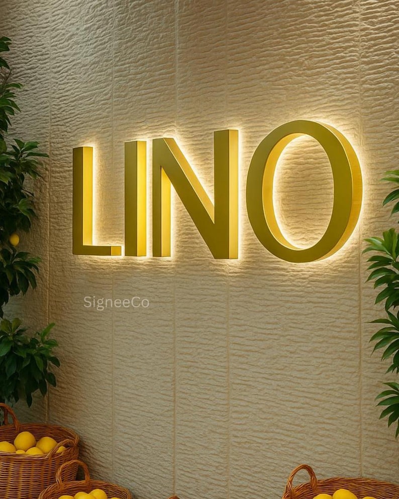 Custom Metal Business Sign Letters – Personalised 3D Laser Cut Letters ...