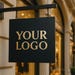 Custom Metal Blade Sign: Double-sided Hanging Storefront Logo - Etsy