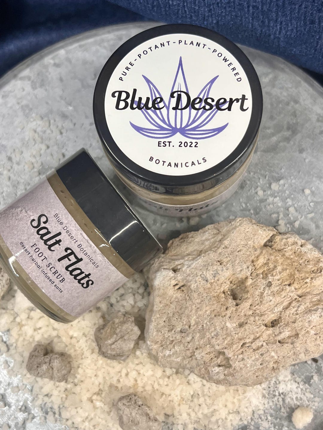 Salt Flats Foot Scrub | Desert Botanicals Infused Dead Sea Salt - Etsy