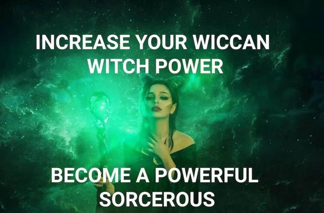 Become a Powerful Witch or Shaman. Increase Your Wiccan Power to Be a ...