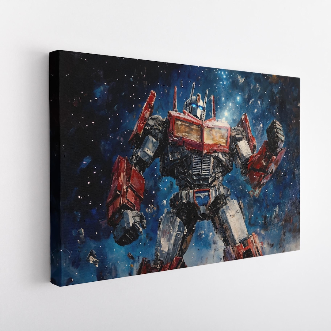Optimus Prime Canvas Print, Transformers Wall Art, Autobots Poster ...