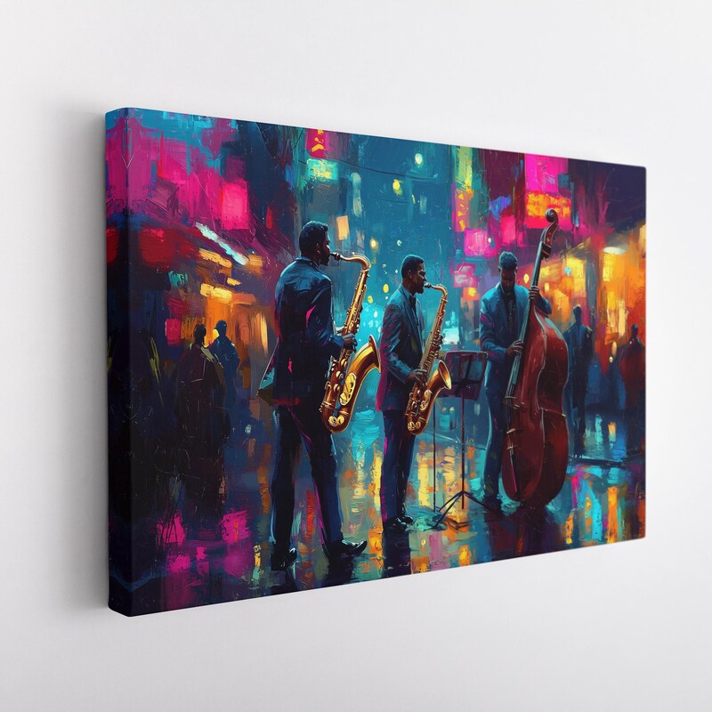 Jazz Painting - Etsy
