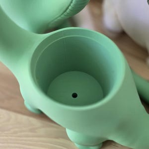 Dino Planter - Cute Dinosaur Pot, Adorable Indoor Decor Gift for Home ...
