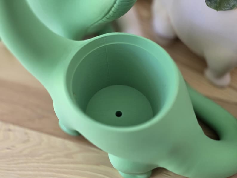 Dino Planter - Cute Dinosaur Pot, Adorable Indoor Decor Gift for Home ...