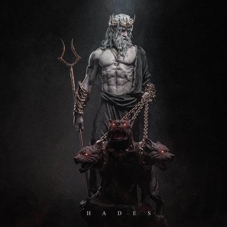 Hades Fanart | 3D Printed Resin Statue | Painted or Garage/diy Model ...
