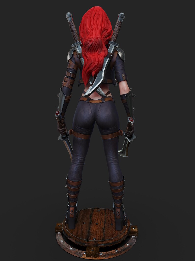Katarina Fanart | 3D Printed Resin Statue | Painted or Garage/diy Model Kit | Collectable ...