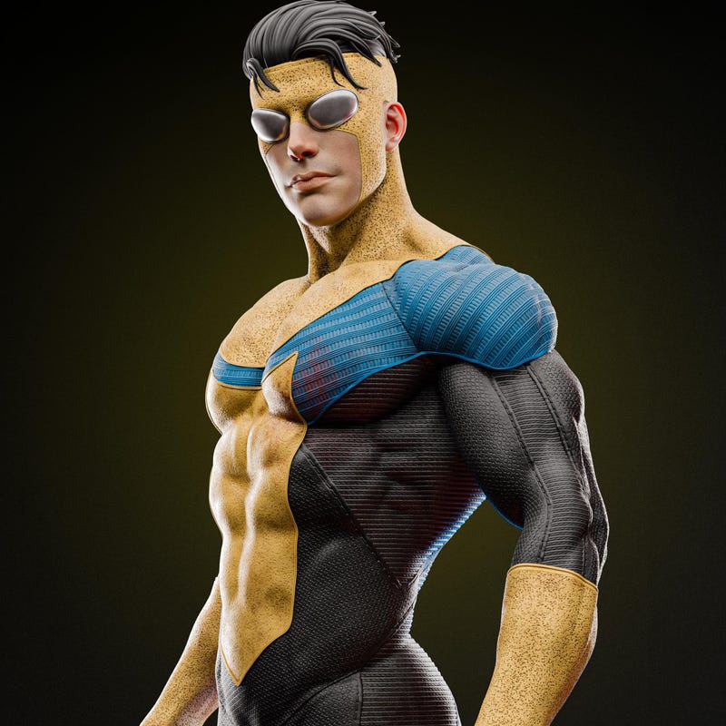 Custom Invincible Action Figure - Etsy