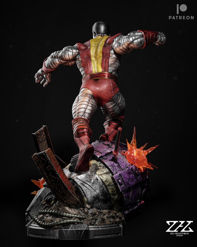Metal Skinned Warrior Fanart | 3D Printed Resin Statue | Painted or ...