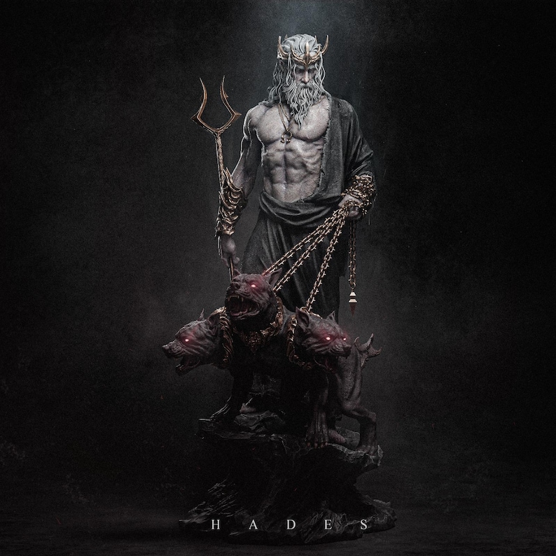 Hades Fanart | 3D Printed Resin Statue | Painted or Garage/diy Model ...