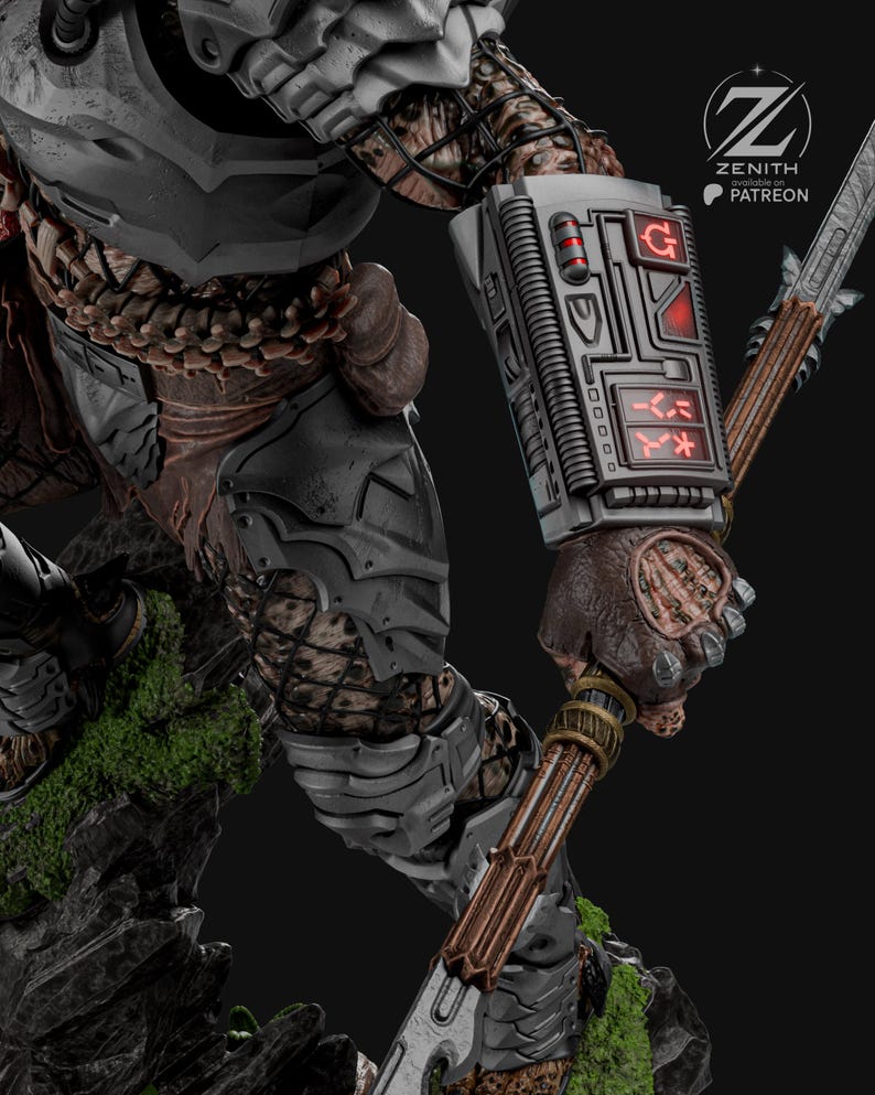 Predator Fanart | 3D Printed Resin Statue | Painted or Garage/diy Model ...