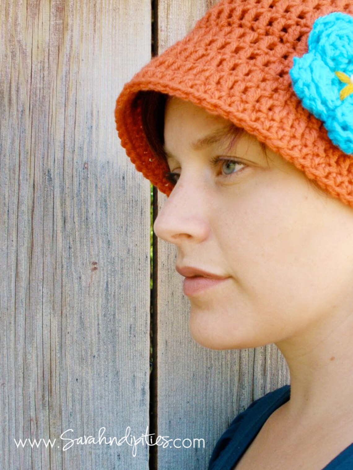 Women's Crochet Flapper Hat Crochet Cloche Hat Vintage 1920's Style ...