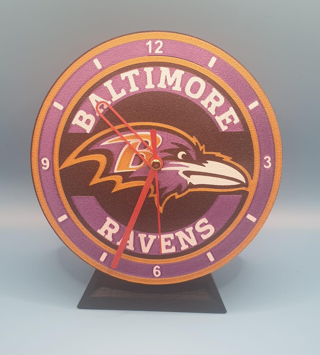 Baltimore Ravens Standing/hanging Clock - Etsy