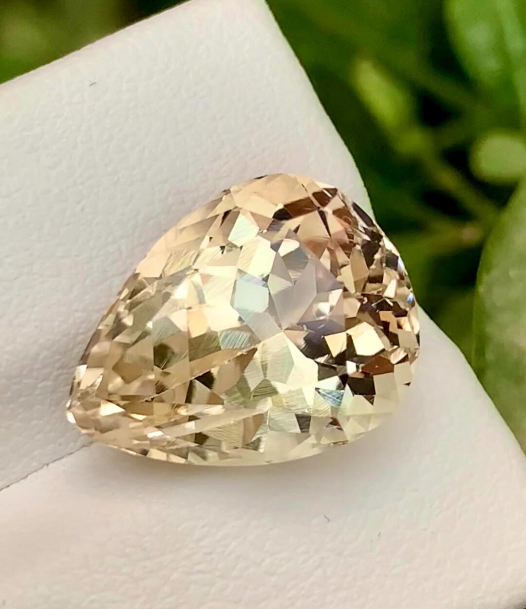 Natural Imperial Topaz Pear Cut Gemstone, Peach Topaz for Jewelry ...