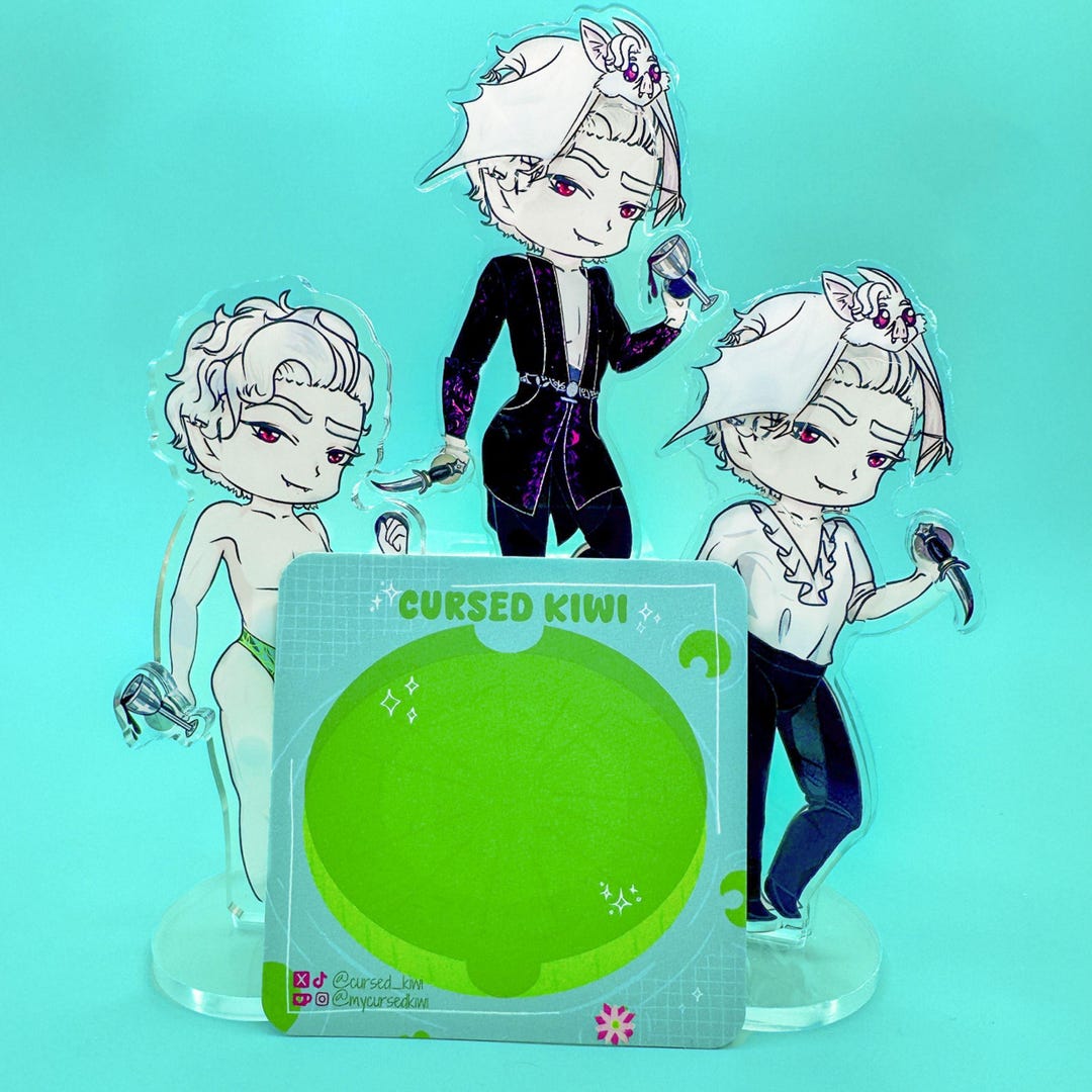 Astarion Vampire Dress-up Standee Acrylic Magnetic Chibi Charm - Etsy