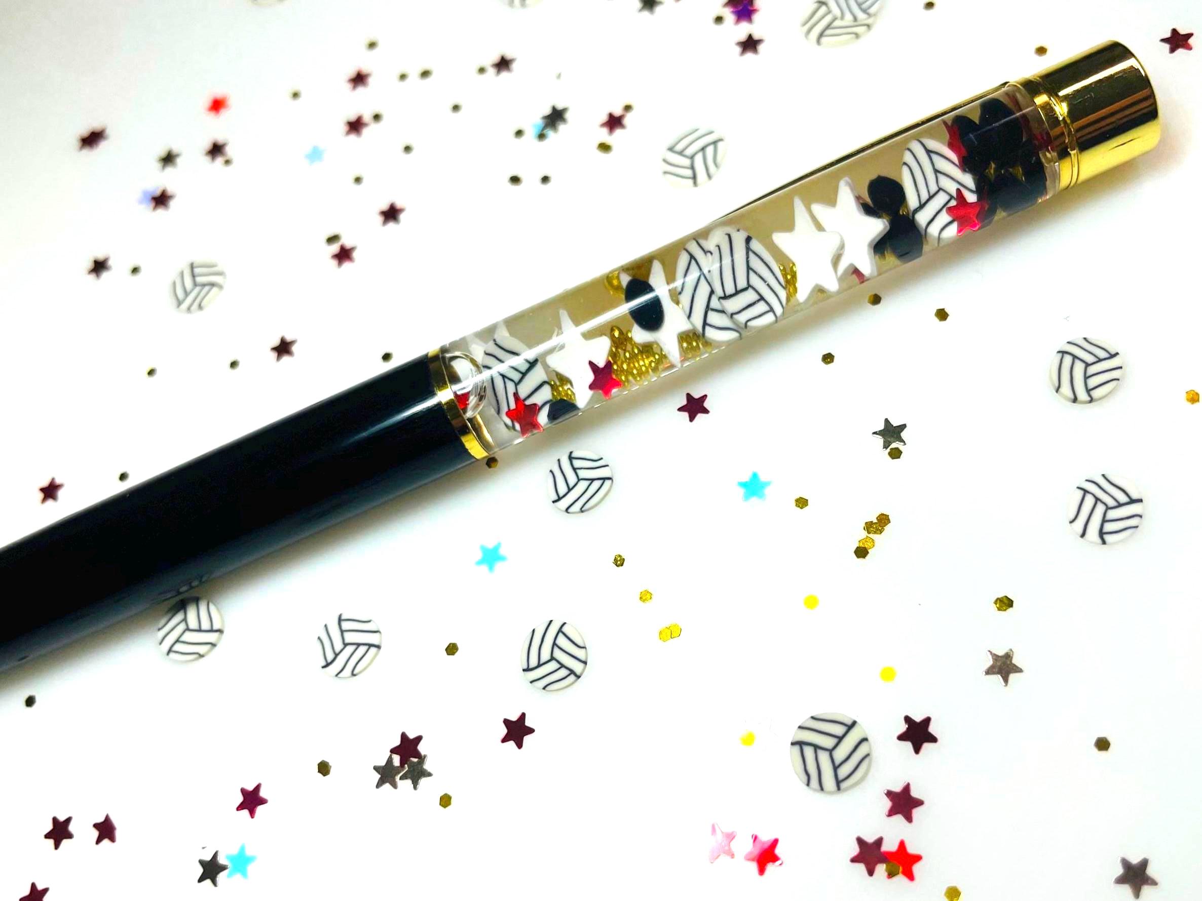 Volleyball Float Pen, Sports, Pick the Colors You Want Inside the Pen ...