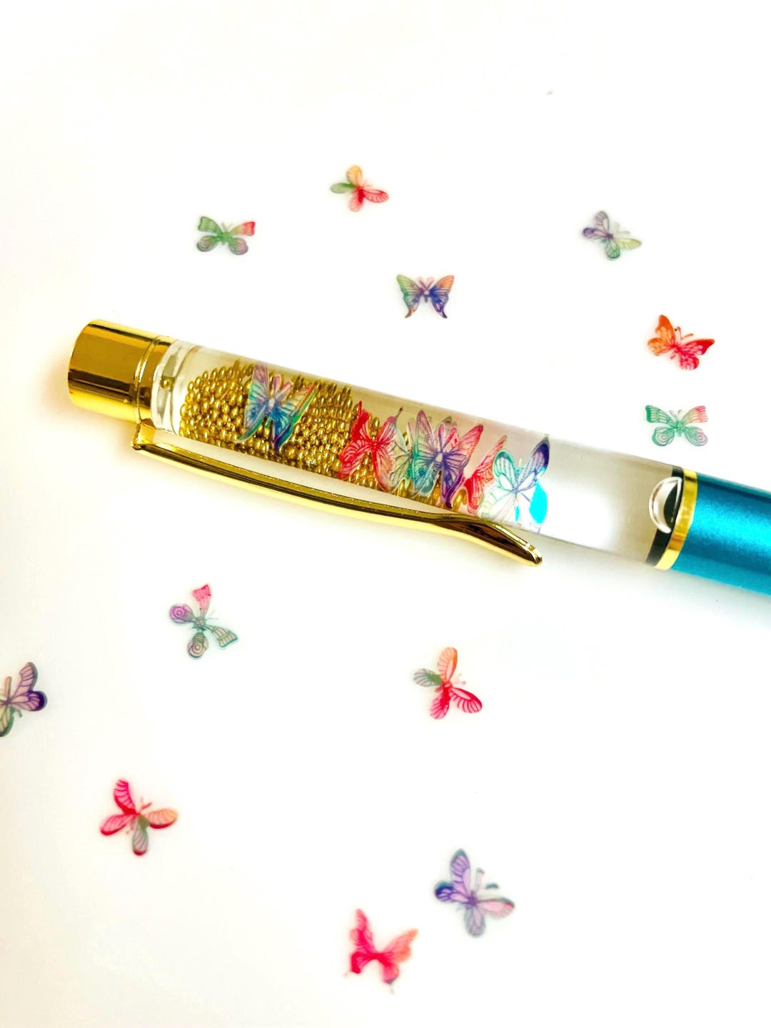 Rainbow Holographic Butterflies Pen, Sooo Pretty and Magical ...
