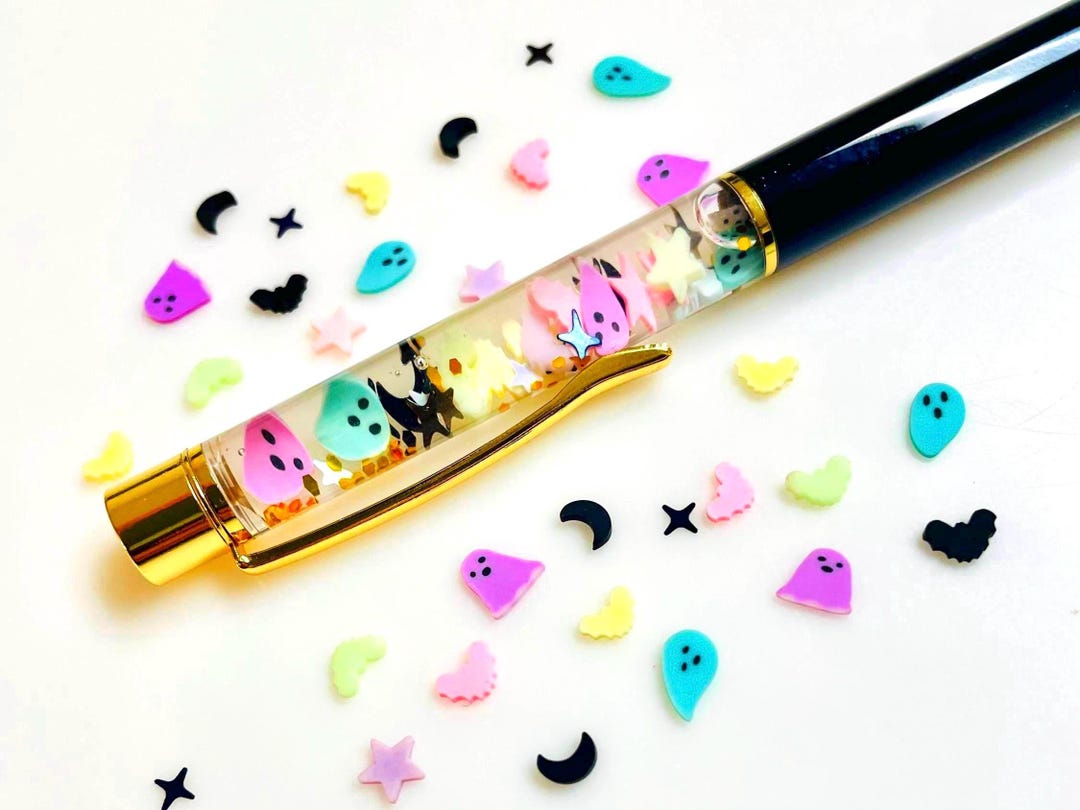 Pastel Ghost and Bats Float Pen, Such a Cute and Fun Halloween Pen ...