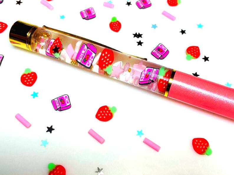 Strawberry Milk Float Pen, Yummy, so Cute, Bubbles, Such a Fun Pen for ...