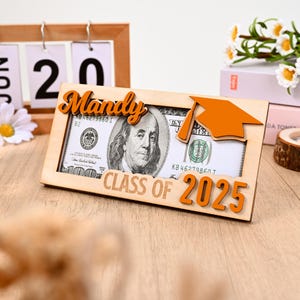 Custom Money Holder, 2025 Graduation Card, Money Holder Keepsake ...