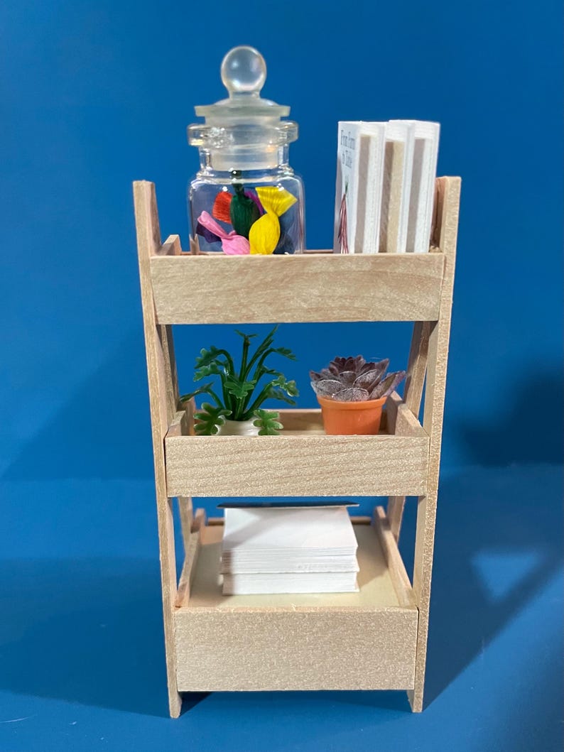Miniature Bookshelf/plantshelf - Etsy