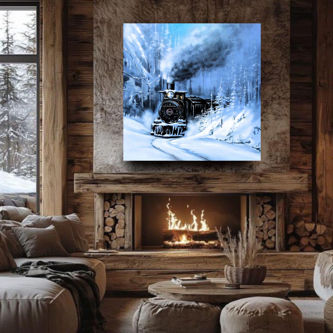 Railroad Wall Art Train Wall Art Rustic Wall Art Western Wall Art ...