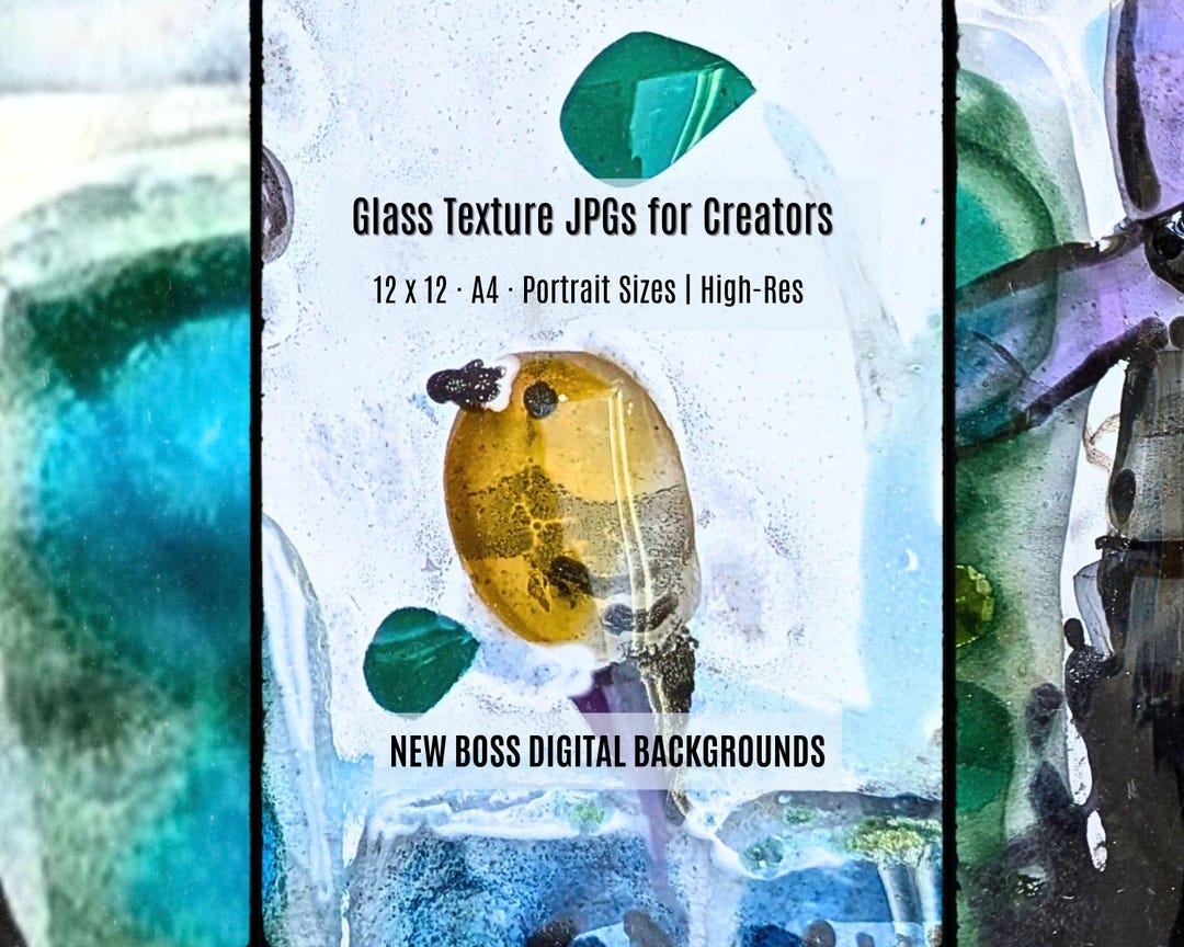 Fused Glass Texture Digital Backgrounds: New Boss Style, Jpgs (digital ...
