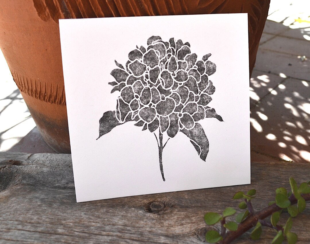 Dark Flower Modern Minimal Rustic Botanical Art Print - Etsy