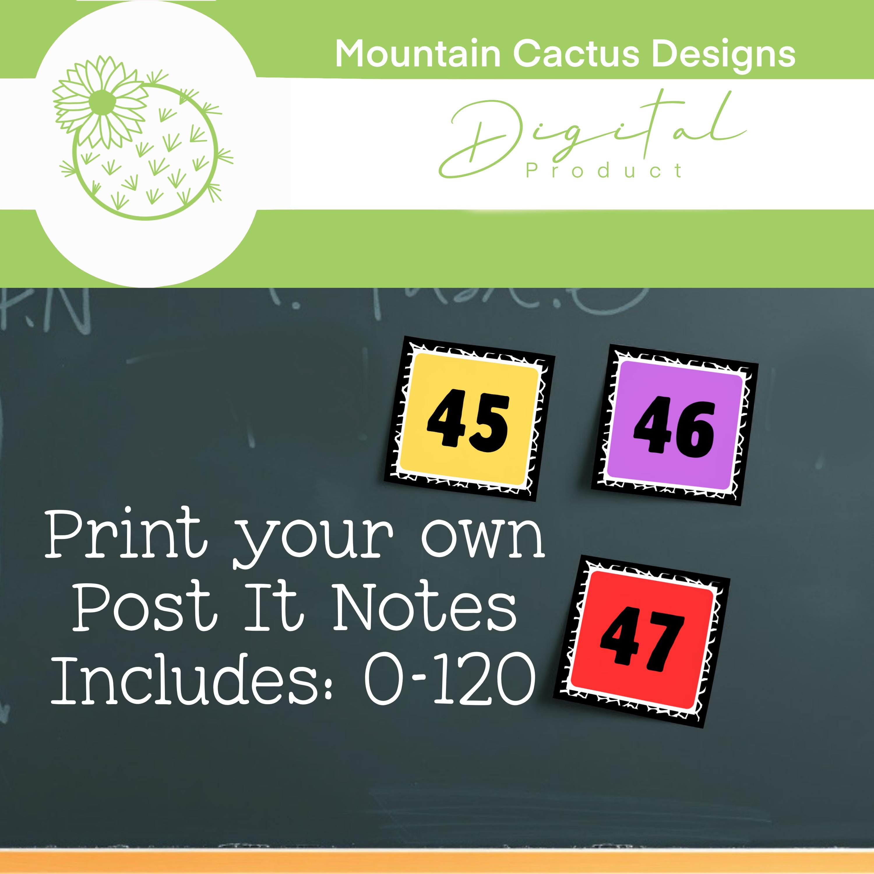 Cow Theme Post It Notes | Printable Classroom Post It Notes | Classroom ...