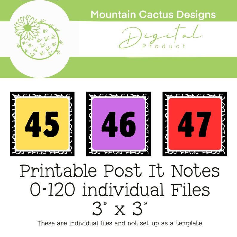 Cow Theme Post It Notes | Printable Classroom Post It Notes | Classroom ...