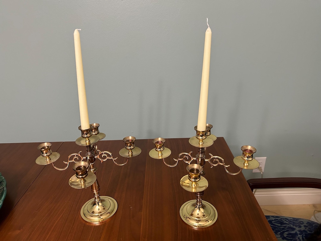 Baldwin Brass Candelabras - Etsy
