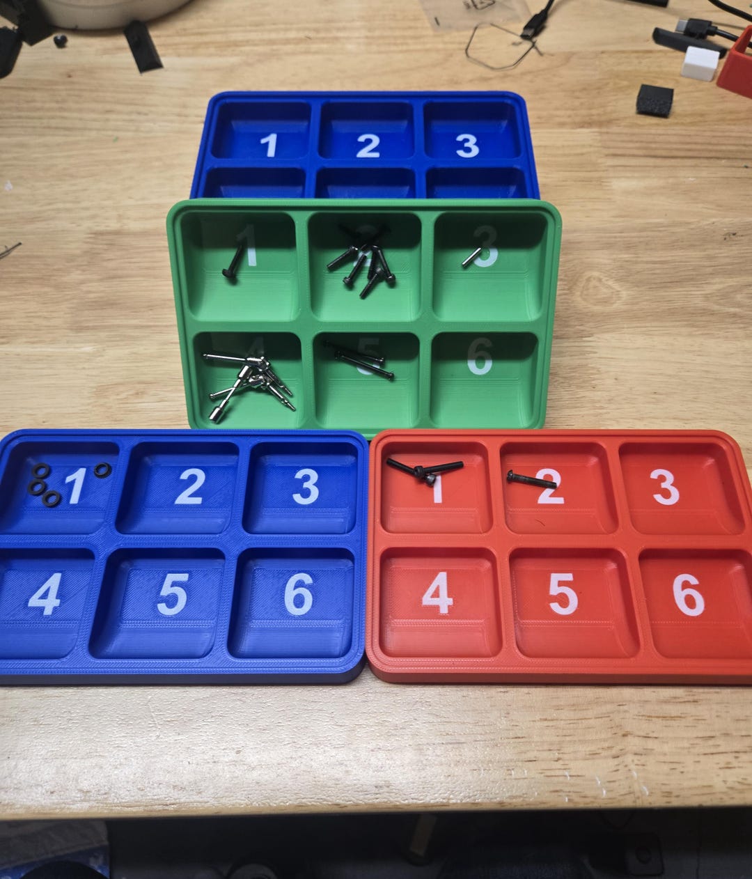 Magnetic Stackable Screw Tray 3 Pack - Etsy