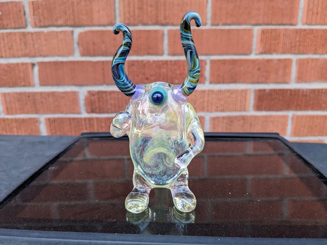 Color Changing Horned Kooky Monster - Etsy