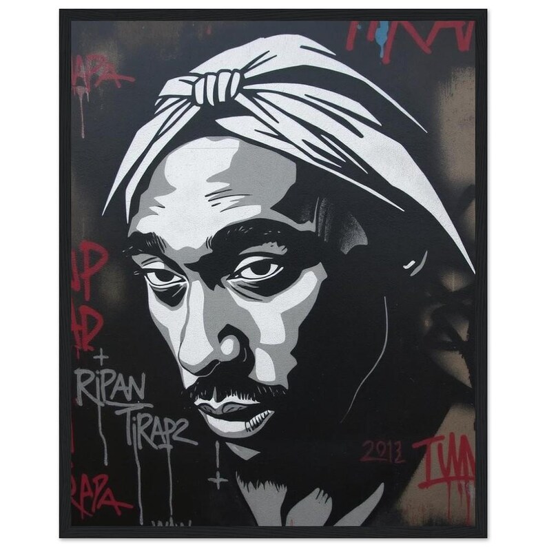 Tupac Poster | 2pac Framed Wall Art, Tupac Shakur Album Cover ...