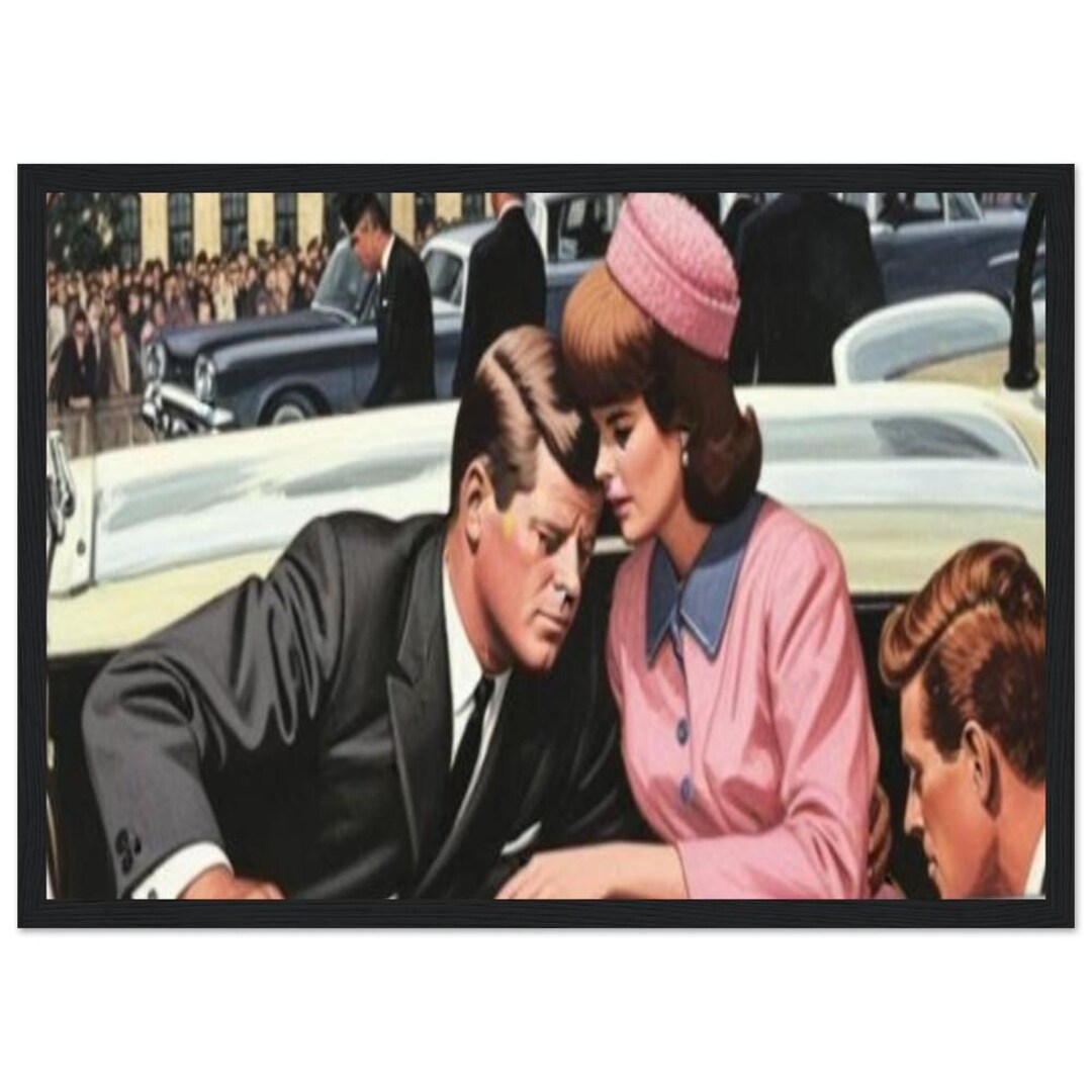 JFK Assassination Art - Vintage JFK Photo, Historical Print & JFK ...