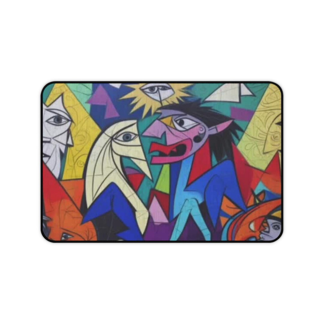 Picasso Desk Mat - Guernica Cubism Mousepad, Artistic Pablo Picasso ...