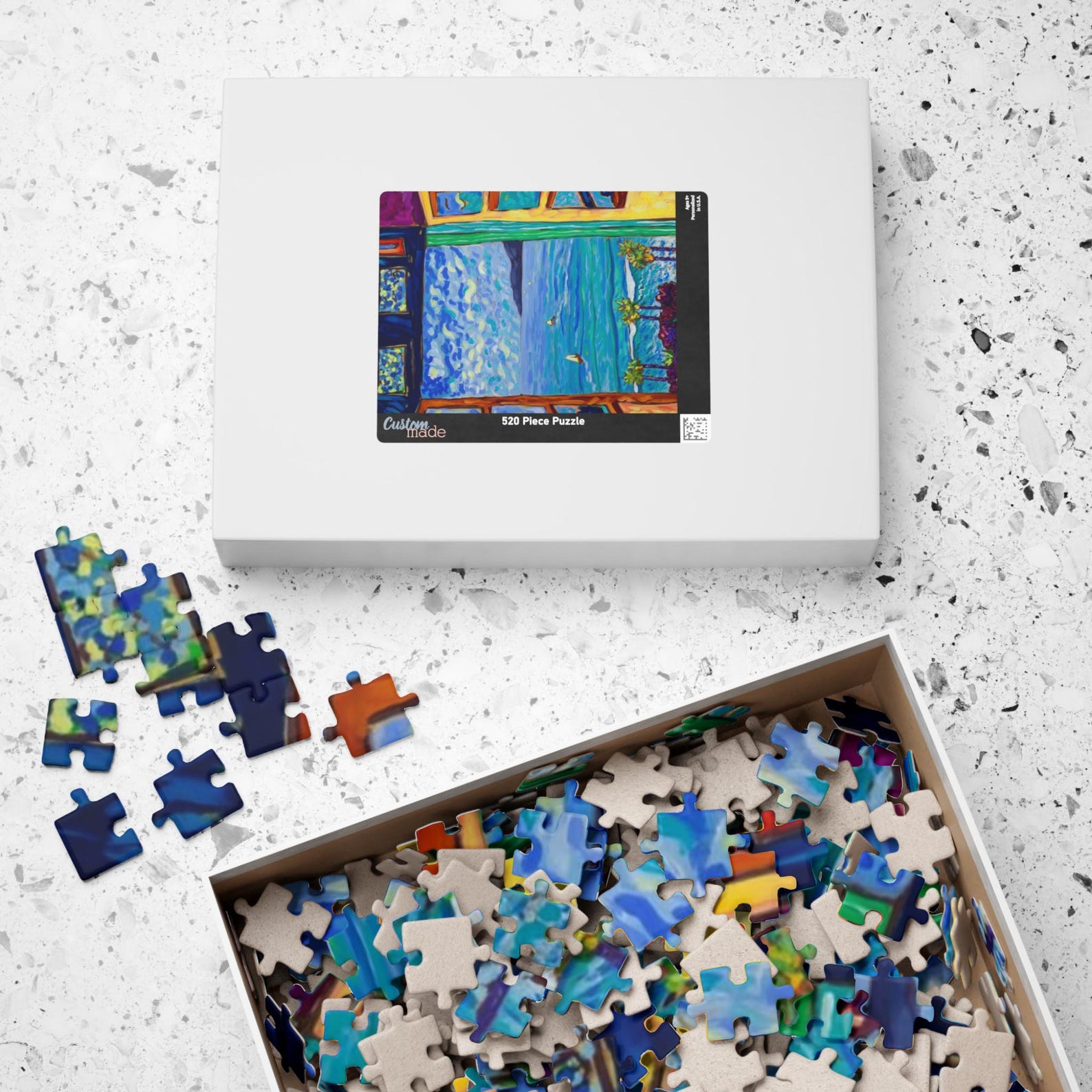 Matisse Window Art Jigsaw Puzzle: Beach View Relaxation - Etsy