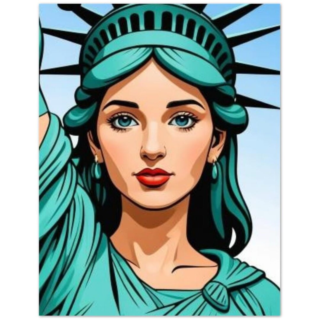 Statue of Liberty Greeting Cards Pack of 10 Iconic Landmark Cards for ...