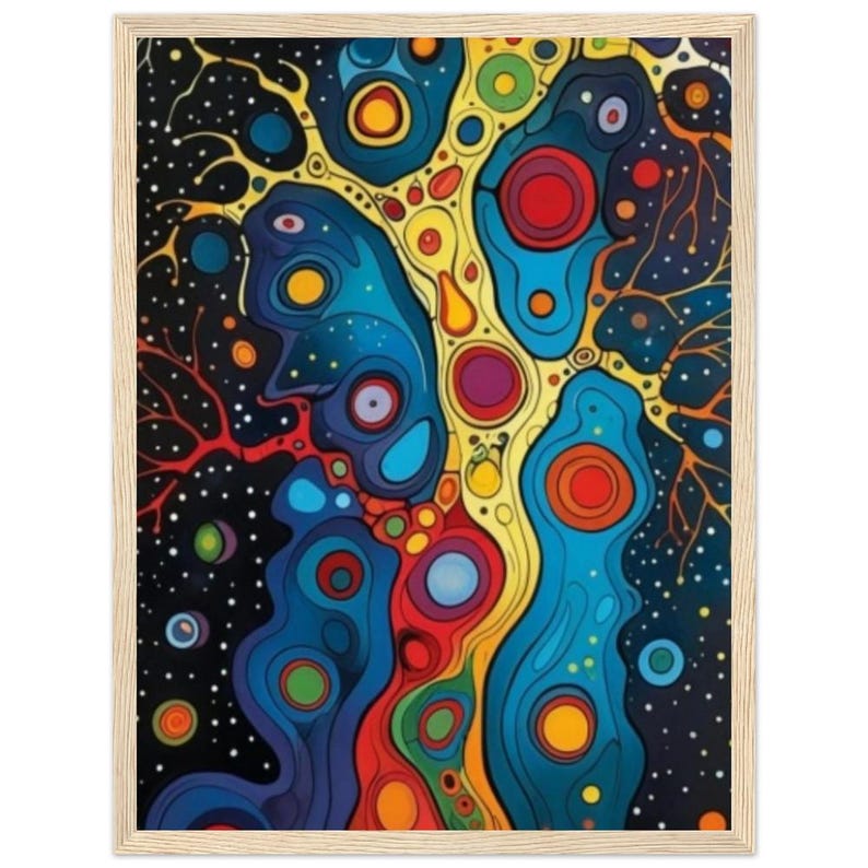 Neuro Art, Neurographic, Neurographic Art, Klimt Neurographic Tree ...