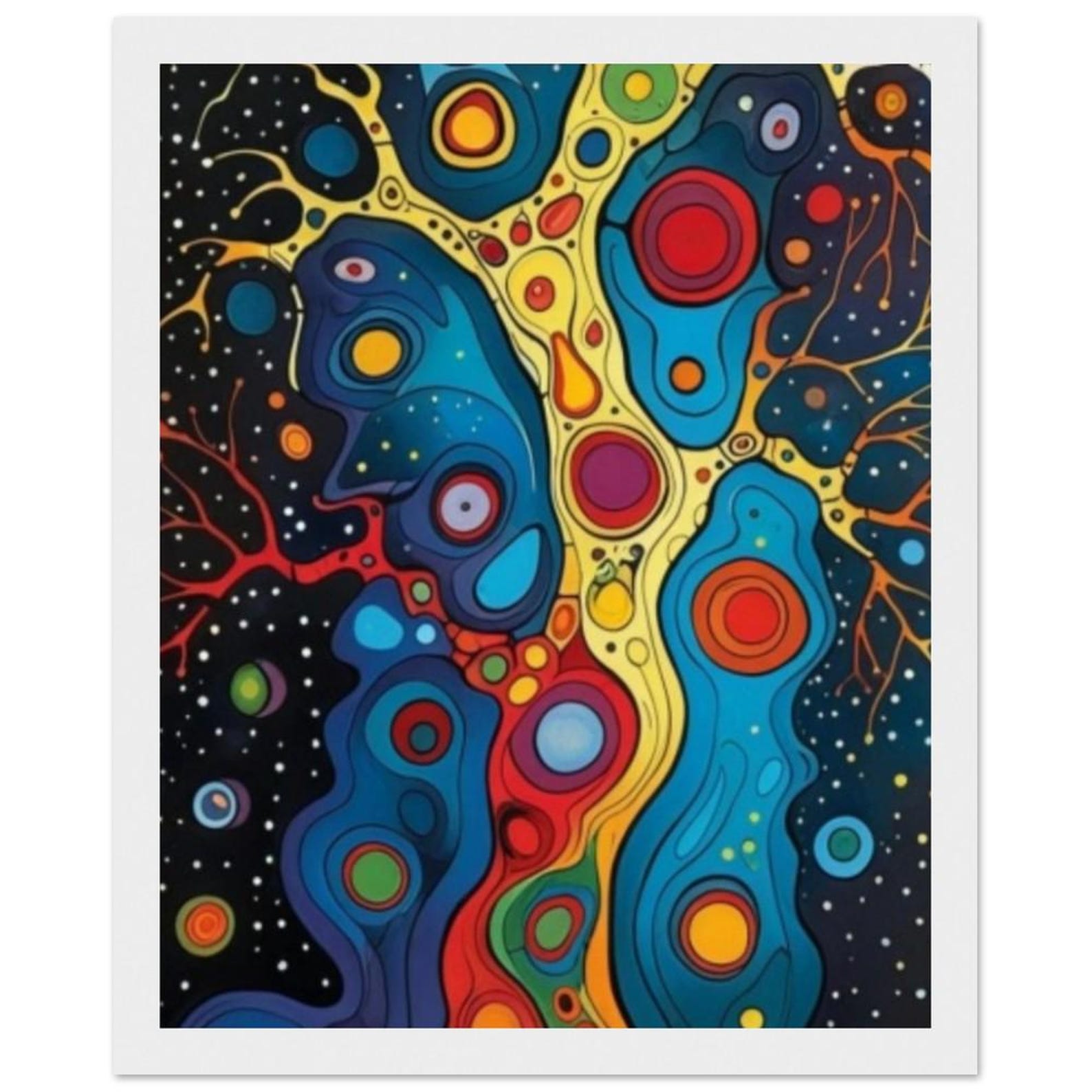 Neuro Art, Neurographic, Neurographic Art, Klimt Neurographic Tree ...