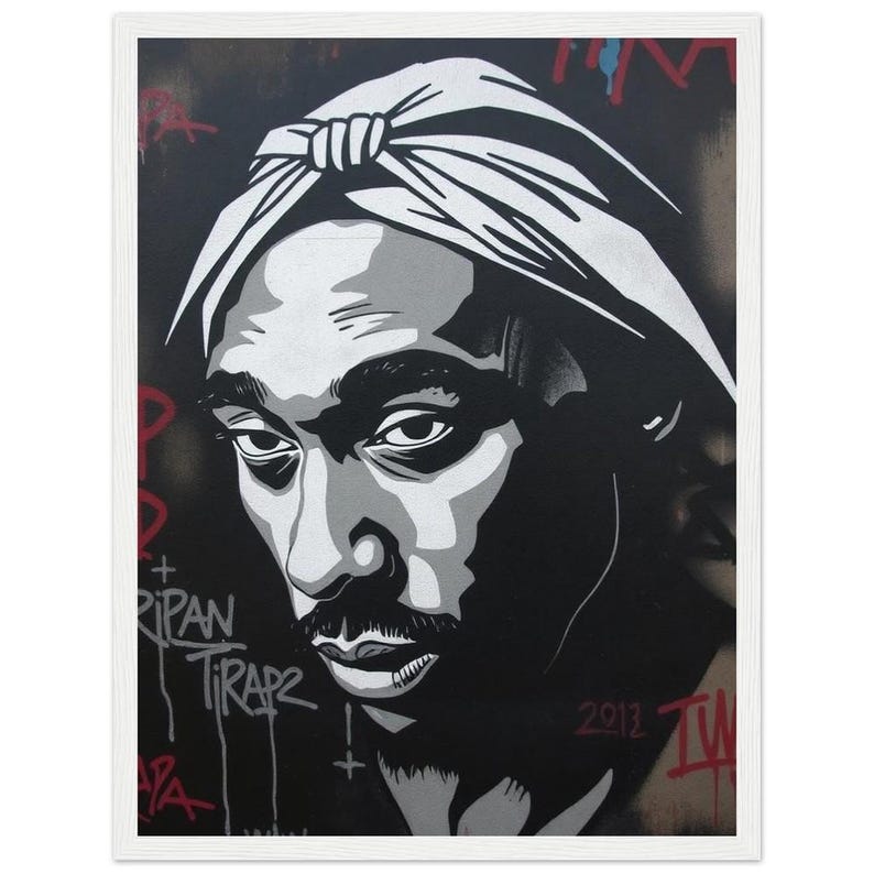 Tupac Poster | 2pac Framed Wall Art, Tupac Shakur Album Cover ...