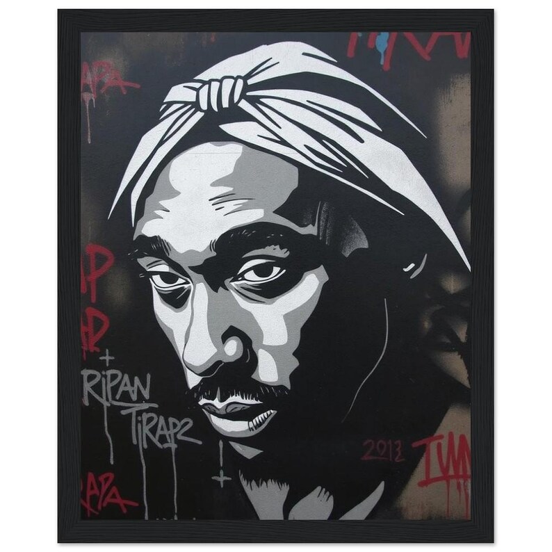 Tupac Poster | 2pac Framed Wall Art, Tupac Shakur Album Cover ...