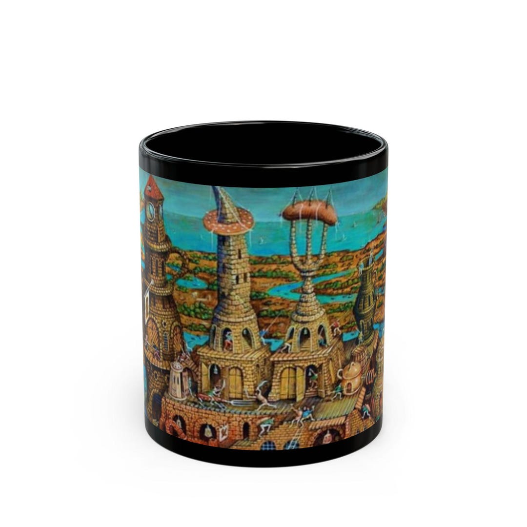 Medieval Mug - Dark Academia - Fantasy Reader Mug - Mythical Castle Mug ...